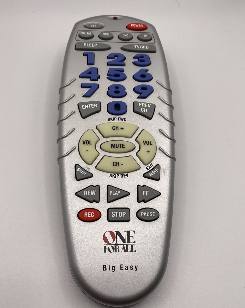 One For All Remote Codes List One For All URC 7880 R00 Smart Control 8