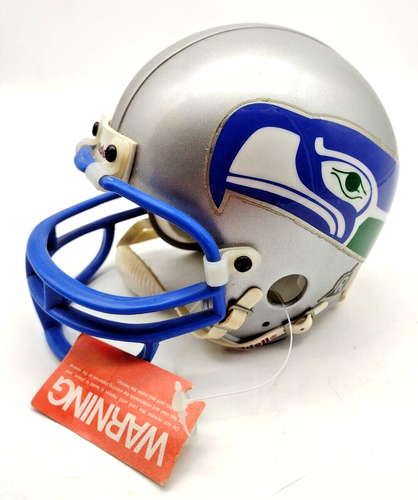 VintageRiddell Seattle Seahawks Throwback 3 5/8 Mini Football Helmet ...