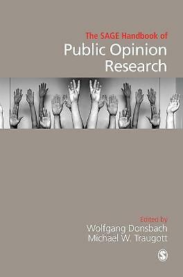 The SAGE Handbook of Public Opinion Research by Wolfgang Donsbach ...