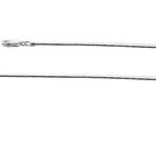 2mm to 8mm Sterling Silver Domed, Oval Omega Chain Necklace Bracelet ...