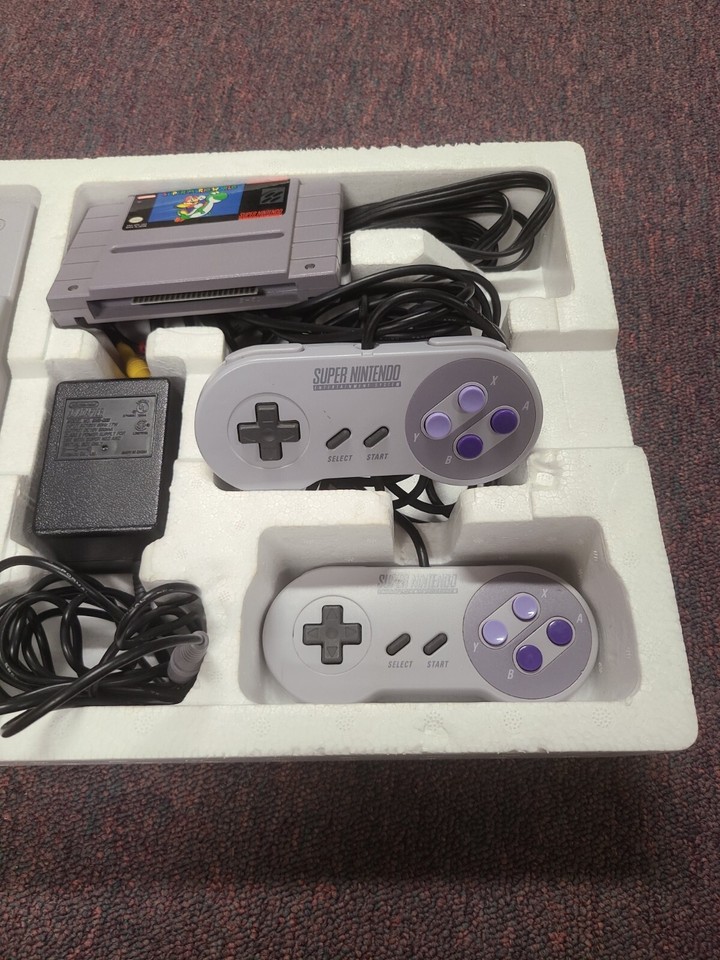 Super NES Super Set Super Nintendo System SNES Super Mario World | eBay
