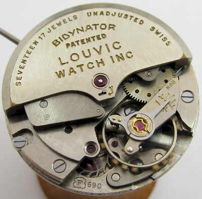 Felsa F 690 Bidynator Louvic / Bernhuf Watch Movement 17 jewels for ...