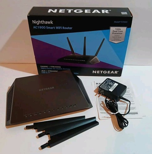 Netgear Nighthawk AC1900 Smart WiFi Router - Model #R7000 - Untested ...