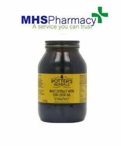 Potter Malt Extract and Cod Liver Oil 650g 5014734000606 | eBay