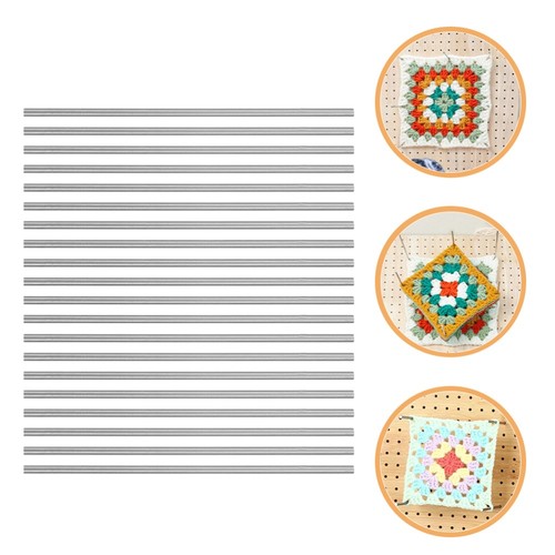 20 Pcs Crochet Board Needle Knitting Blocking Pins Rod Accessories | eBay