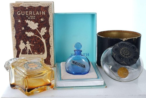 c1940 French Baccarat/Lalique perfume bottles in original boxes | eBay