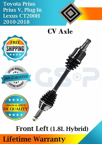 GSP OEM Front Left CV Axle For 2010-2018 Toyota Prius/Lexus CT200H ...