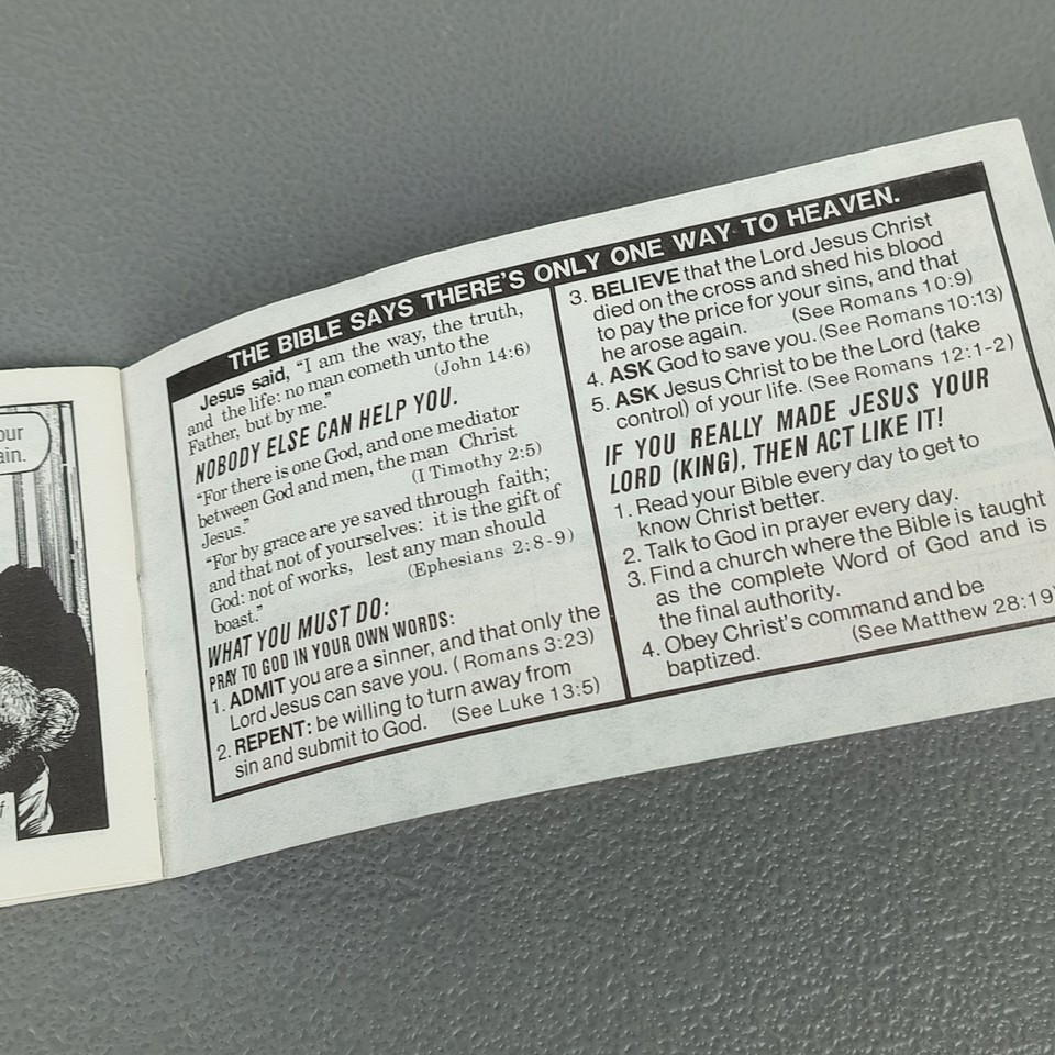 LISA Jack Chick Publications Vintage 1984 Christian Tract 60/A OOP | eBay