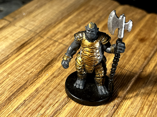 D&D Miniatures RHEK #9 Axe Warrior (Aberrations Series - HARD TO FIND ...