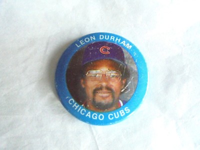 Cool Vintage 1984 Leon Durham Chicago Cubs Fun Foods MLB Baseball ...