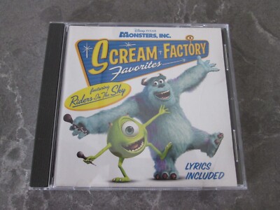 Monsters, Inc. Scream Factory Favorites CD Featuring Riders in the Sky ...