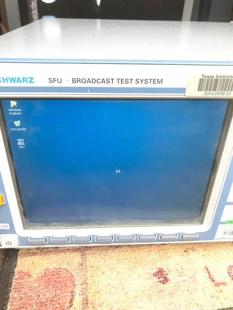 Rohde & Schwarz SFU Broadcast Test System 100 kHz 3 GHz Opt. B1 3 4 5 6 ...