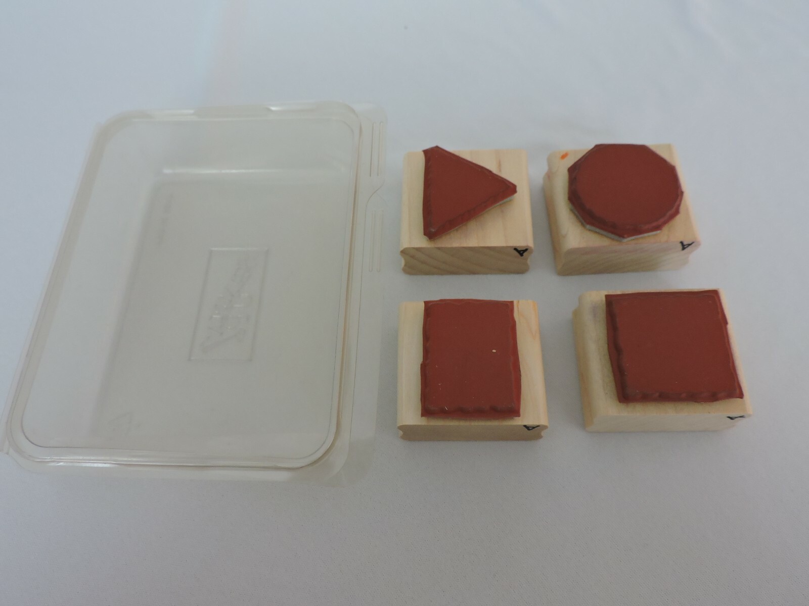 Stampin Up Rubber Stamp Set Little Shapes Triangle Square Circle ...