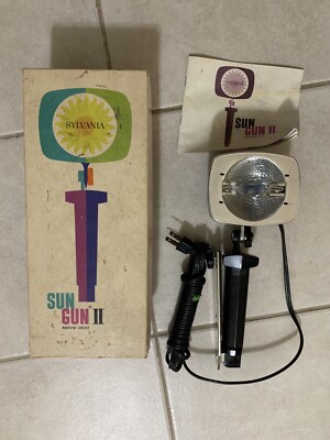 Vintage Sylvania Sun Gun II Movie Light No Bulb | eBay