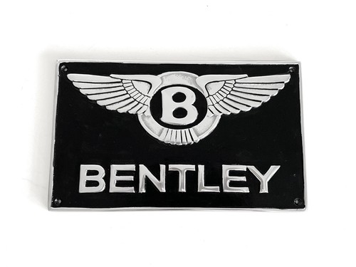 Bentley Metal Iron Logo Wall Sign Garage Decoration Plaque Mancave ...