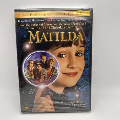 Matilda DVD NEW Sealed Danny De Vito Ronald Dahl Rhea Perlman Mara ...