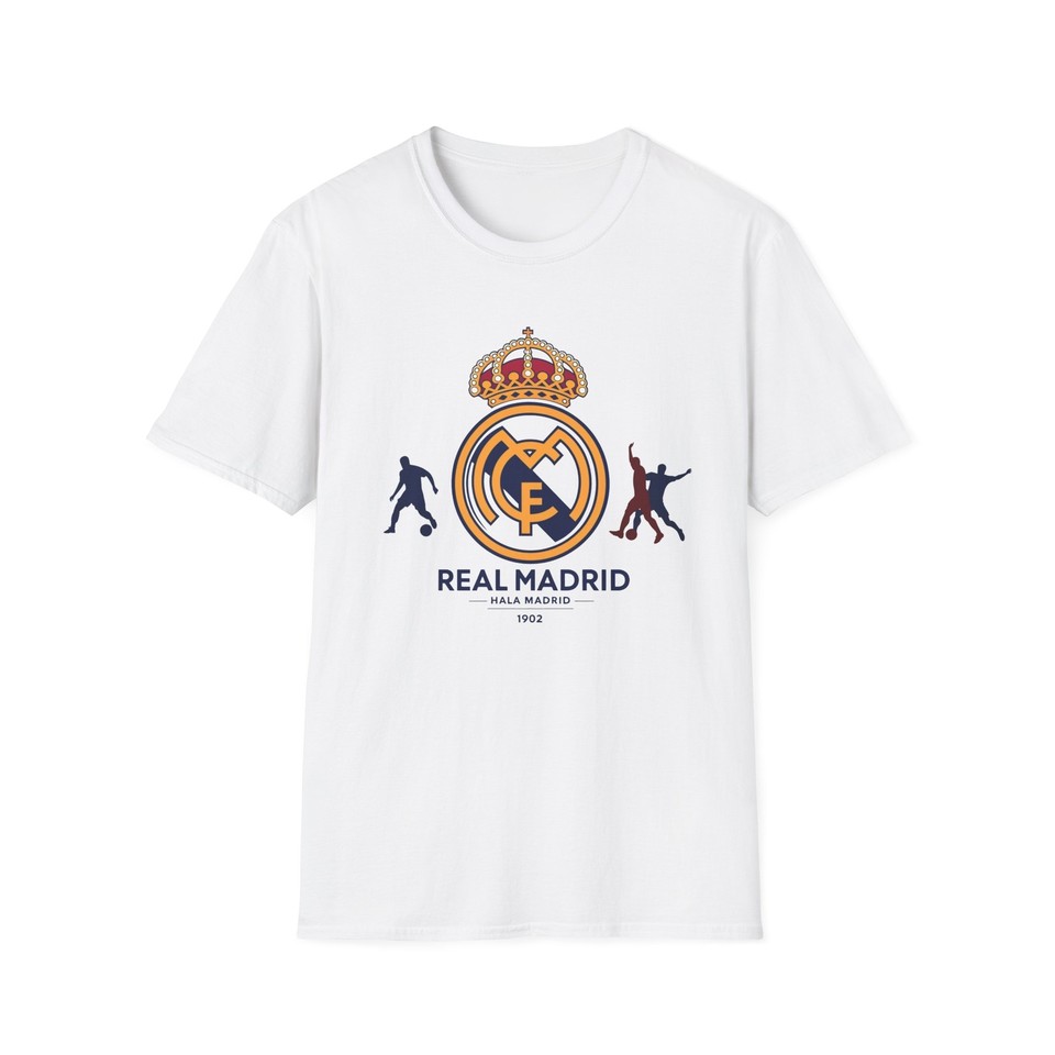 Real Madrid Soccer T-Shirt, Football Club Tee, Sports Fan Apparel ...