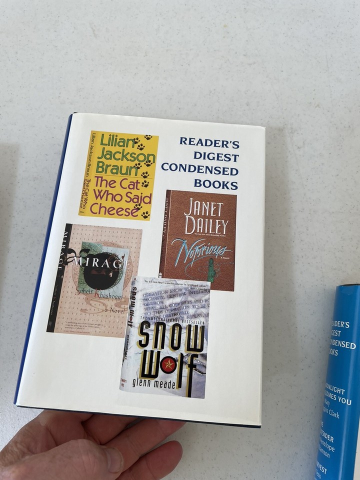 1996 Reader's Digest Condensed Book Volume 4 HBDJ 1st Edition | eBay