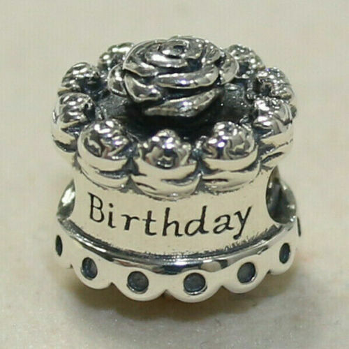 Authentic Pandora Sterling Silver Happy Birthday Cake Bead 791289 | eBay