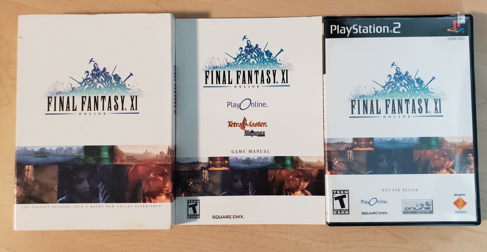 Final Fantasy XI Online PlayStation 2 Disk Bundle (Sony PlayStation 2 ...