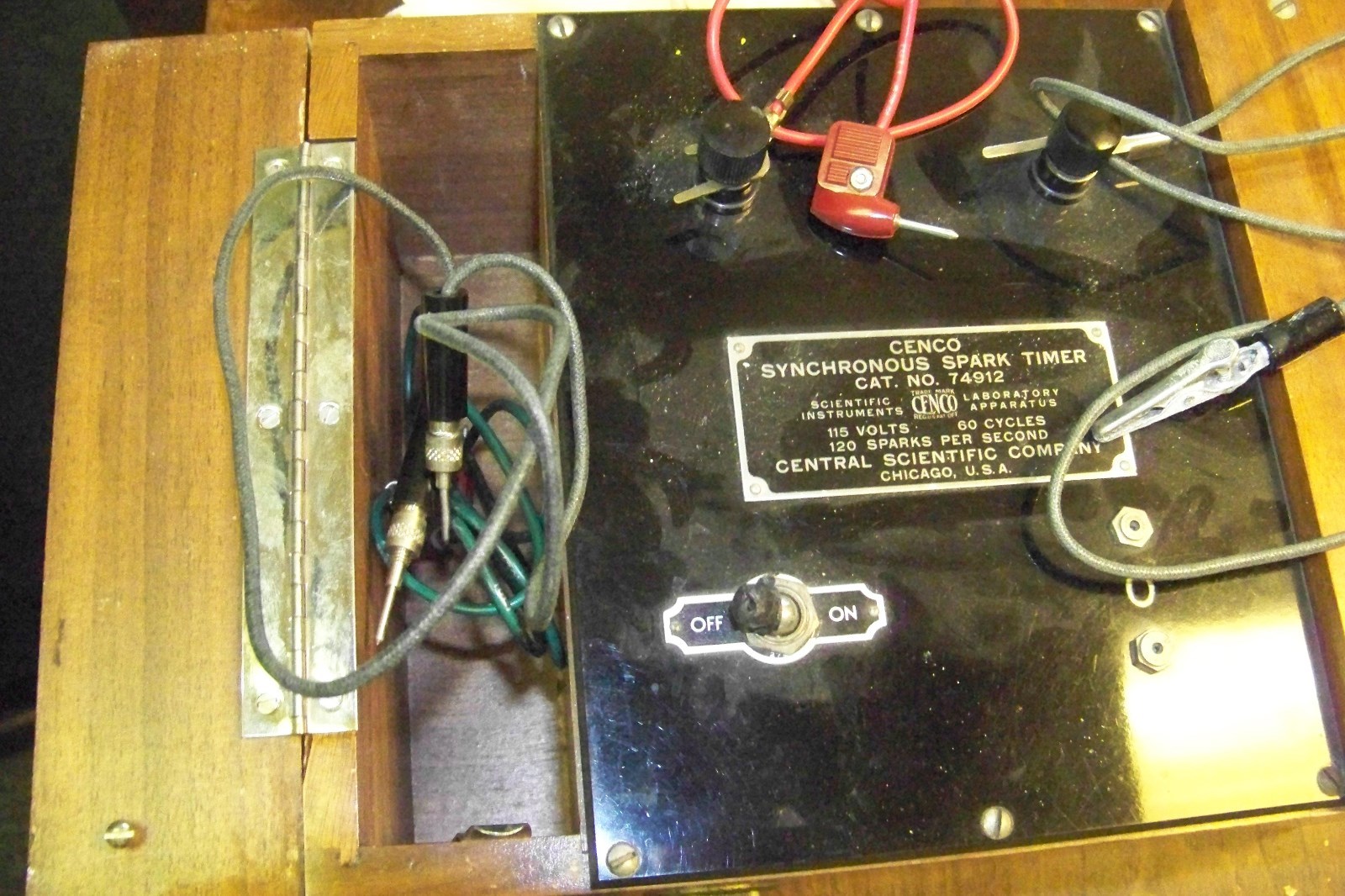 cenco 74912 synchronous spark timer ~ vTg 30's | eBay