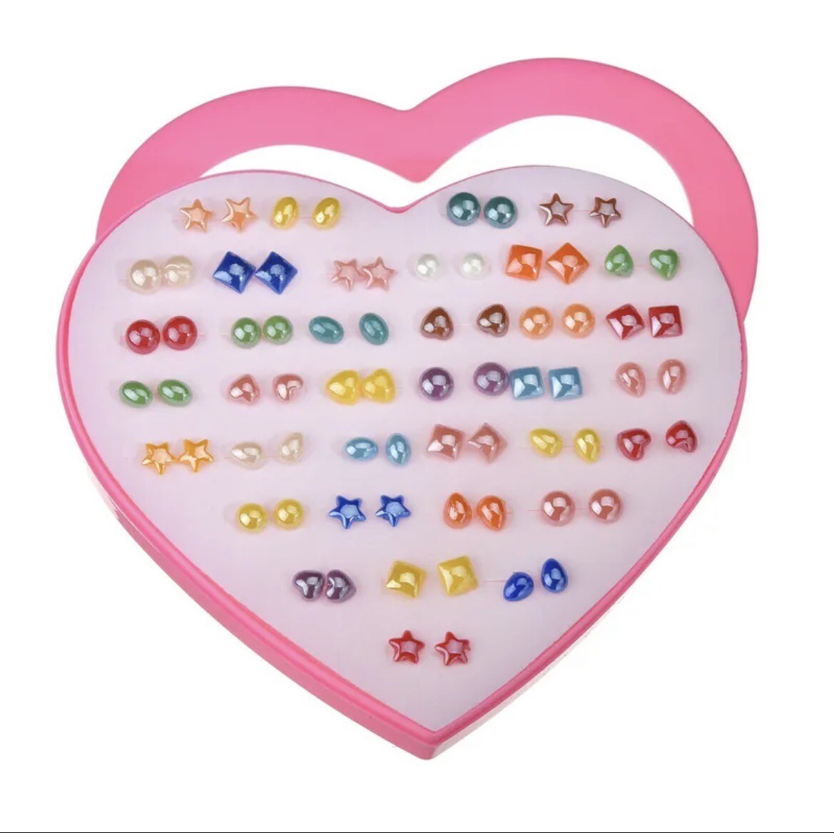 Girls/Teen Gift Set (Jewelry, 36pr Earrings), Multi Geo Shapes/Colors ...