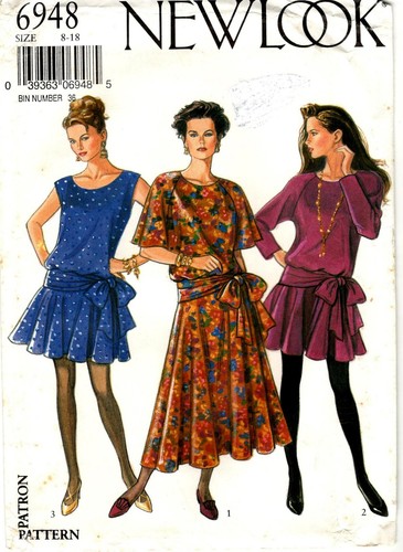 New Look 6948 Dress Misses Sewing Pattern Uncut Size 8-18 | eBay