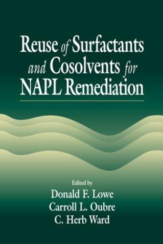 Aatdf Monograph Ser.: Reuse of Surfactants and Consolvents for NAPL by ...