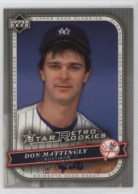 2005 Upper Deck Classics - Silver #110 Don Mattingly, Don Mattingly ...