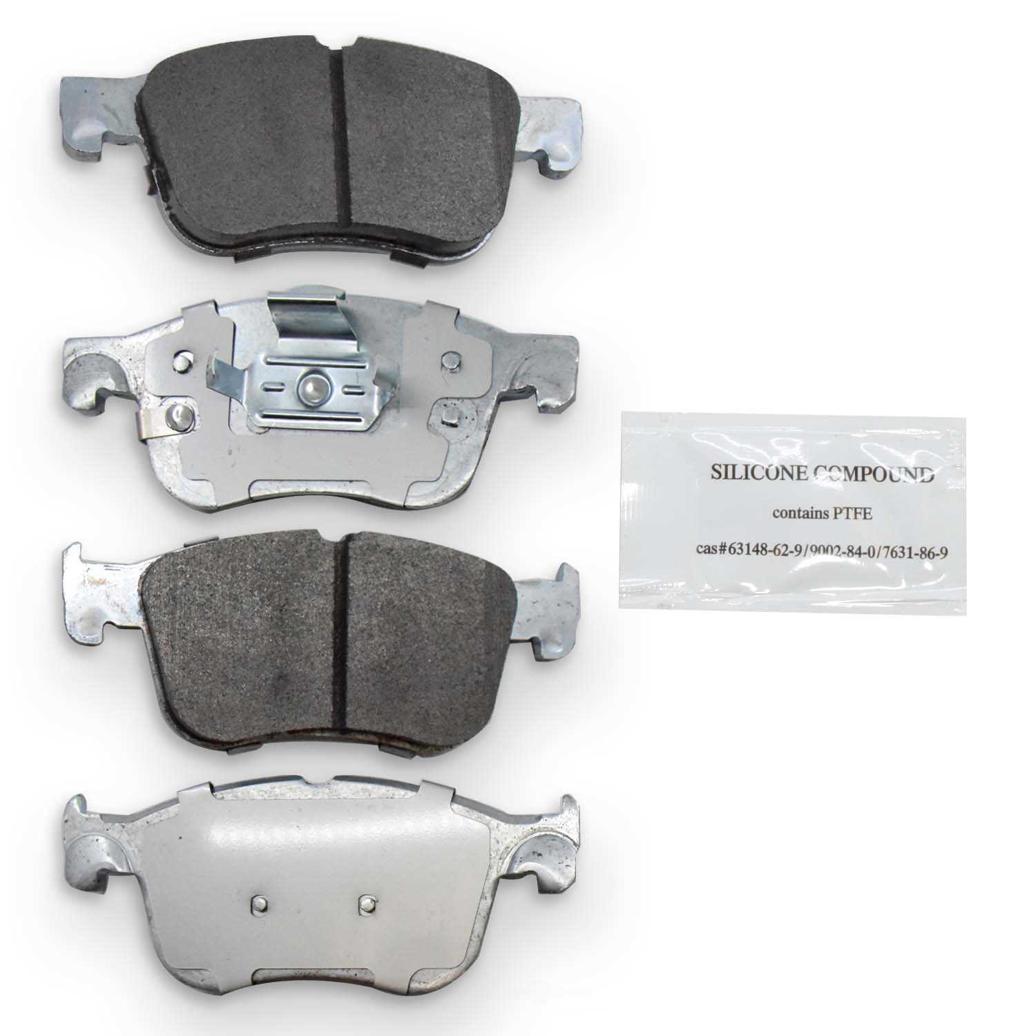 Disc Brake Pad Set-Premium Galvanized Disc Brake Pads NRS Brakes NS2300 ...