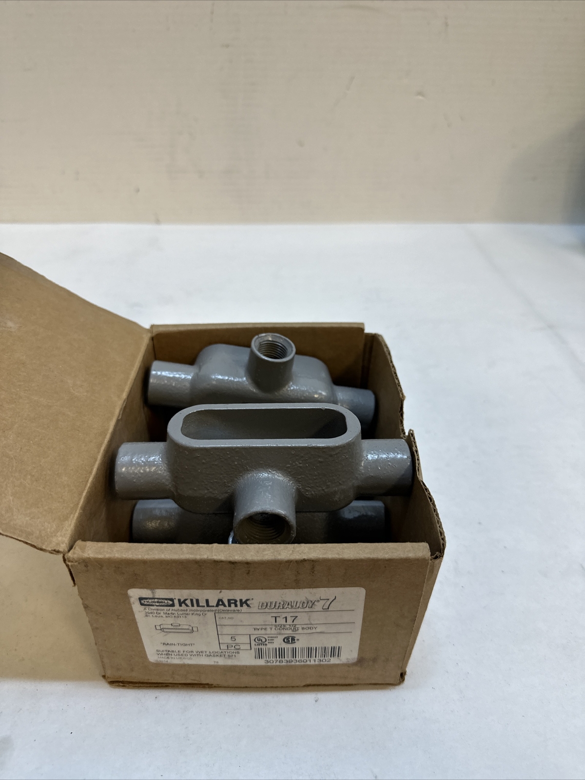 Killark T17 Conduit Outlet Body,T,1/2 In 5PK | eBay