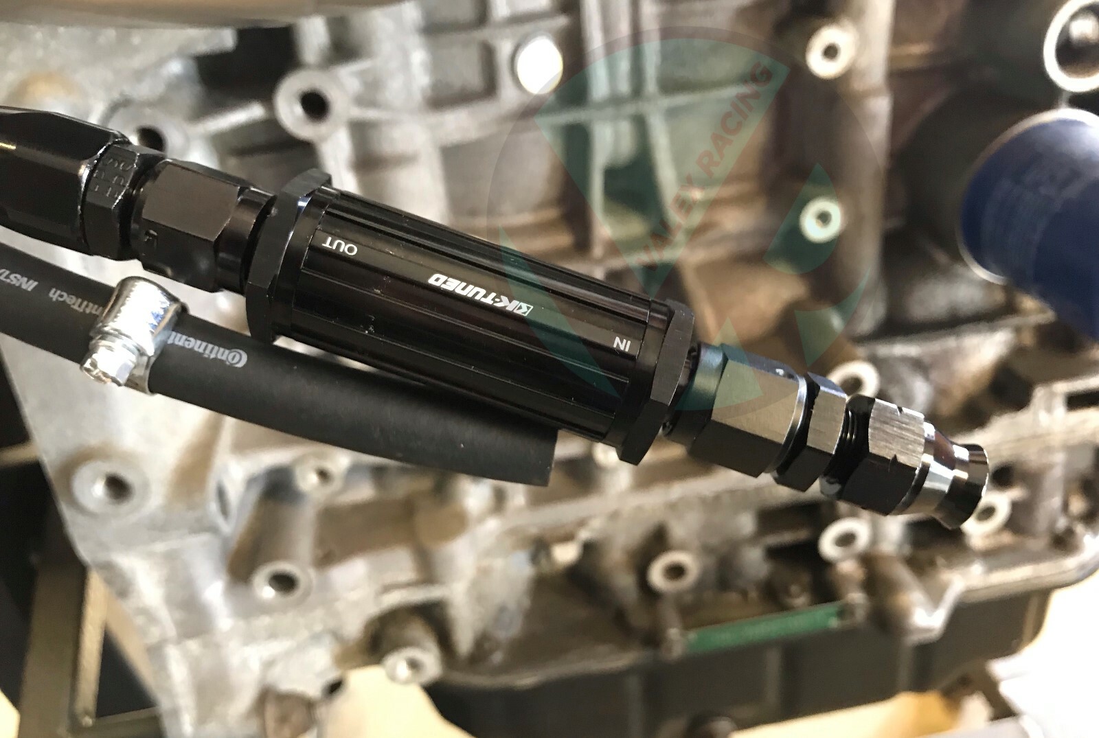 K Swap Center Feed 6AN Fuel System EG EK DC2 K Tuned Black Fuel Rail ...