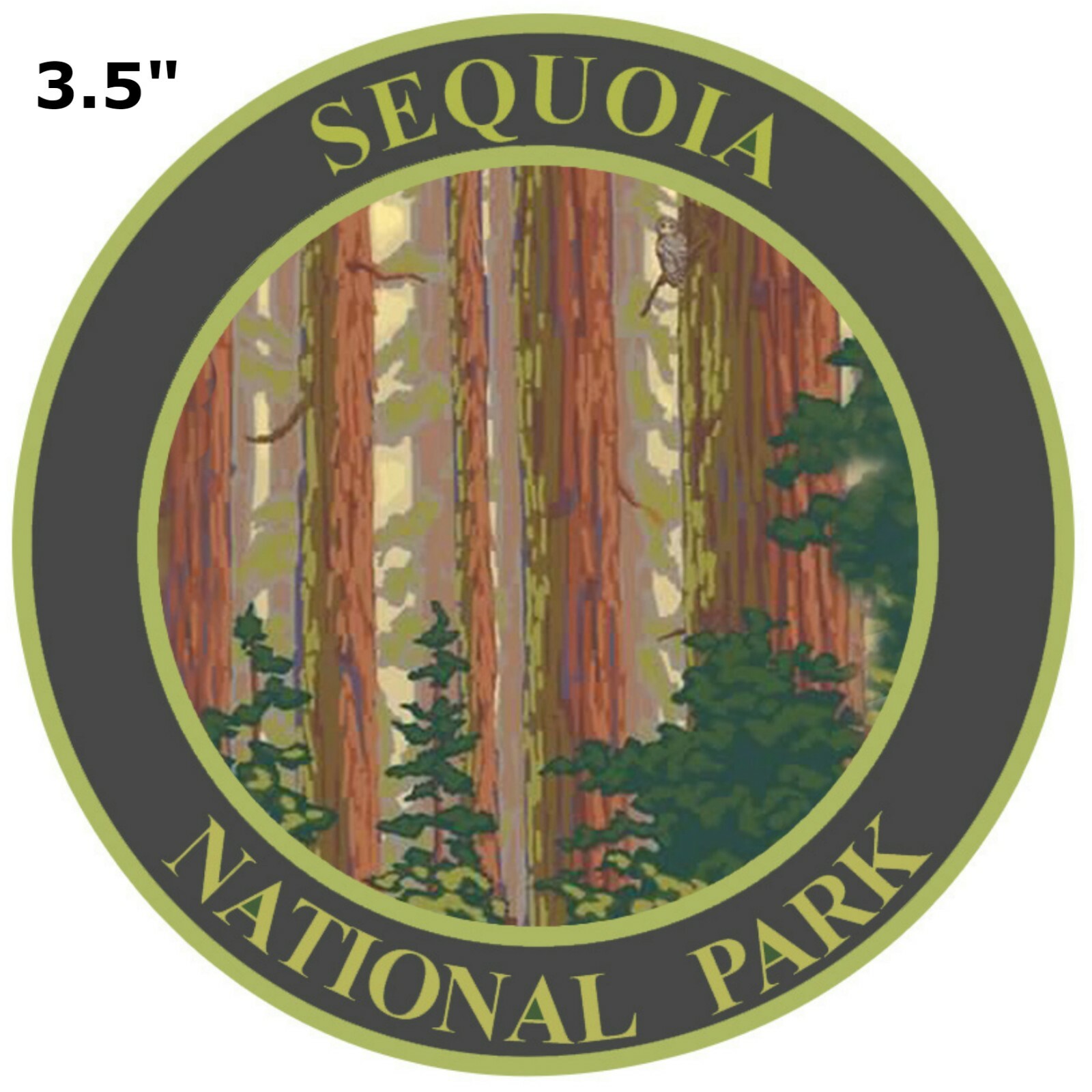 Sequoia National Park Patch Iron-On Embroidered Applique Nature Badge ...
