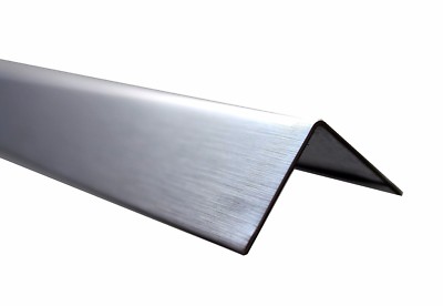 Brushed Chrome Perimeter Angle ( Aluminium ) Wall Angle L Shape, 3 ...