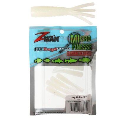 Z-MAN MTIC-231PK8 Tiny TicklerZ Glow 1.75" 8 Pack Micro Finesse Bait | eBay