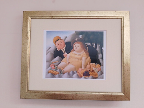 Stampa Fernando Botero ""Picnic in montagna"" INCORNICIATA | eBay