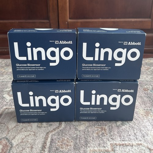 Abbott Lingo Continuous Glucose Biosensor Monitor (CGM) *SEALED* - Pack ...