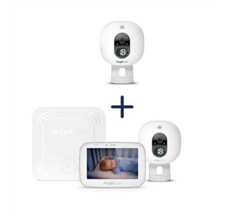 ANGELCARE BABY MOVEMENT, SOUND AND VIDEO MONITOR BONUS EXTRA CAMERA ...