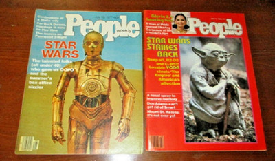 PEOPLE WEEKLY MAGAZINES ( 2 ) STAR WARS / C-3PO 1977 / YODA 1980 | eBay