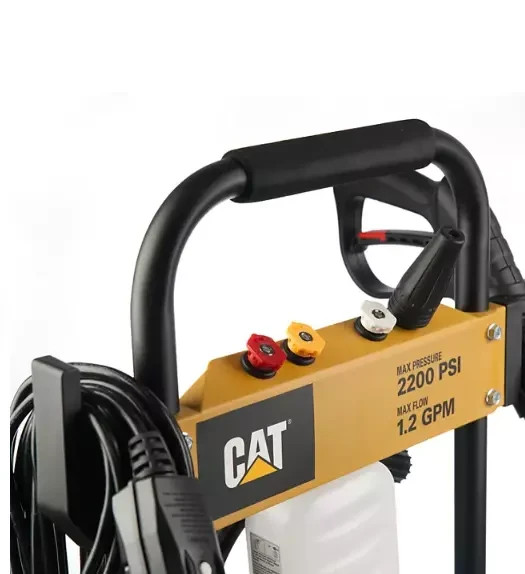 CAT 2200PSI Electric Pressure Washer, 13-Amp, Turbo Nozzle, Foam Cannon ...