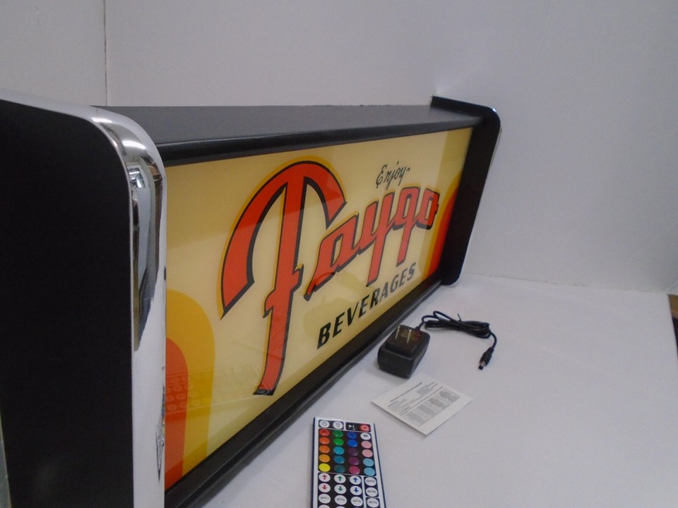 Faygo Beverages LED Display lighted sign lightbox Wall Hanging Light | eBay