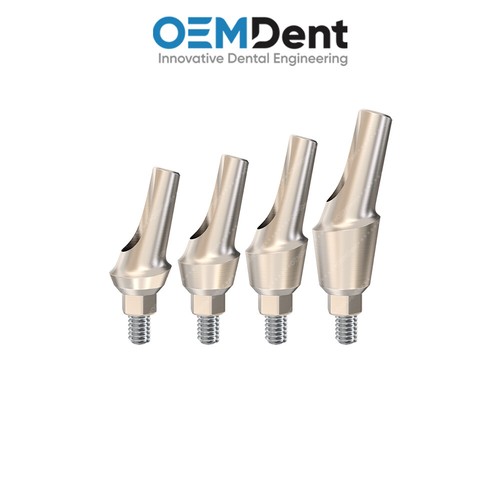Anatomic Angulated Abutment 15° - AB Dent® 2.42mm Hexagon Compatible | eBay
