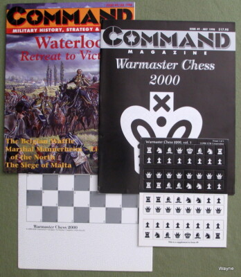 Command Magazine #49, with Warmaster Chess Game XTR | eBay