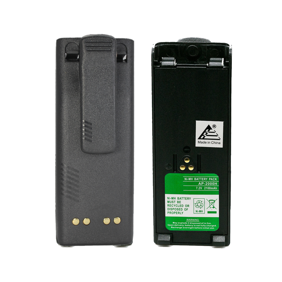 2x 7.2V 2100mAh NiMh Battery for Motorola GP900, HT1000, HT4500, HT6000 ...