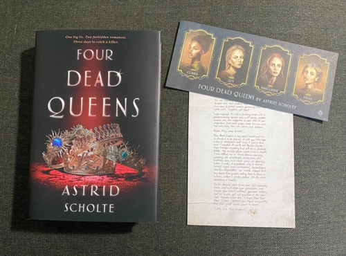 Four Dead Queens - Astrid Scholte OWLCRATE EXCLUSIVE Signed w/ Letters ...