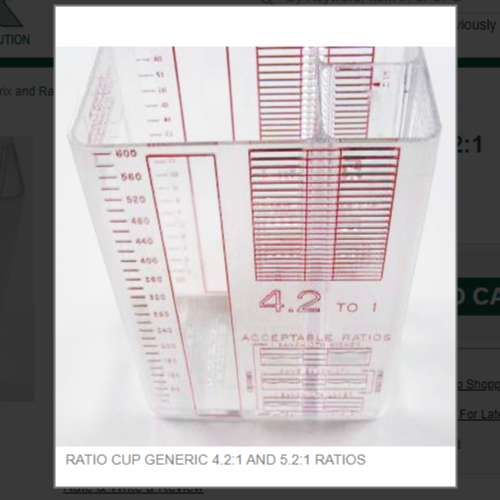 RATIO CUP GENERIC 4.2:1 AND 5.2:1 RATIOS # 99-9427 | eBay