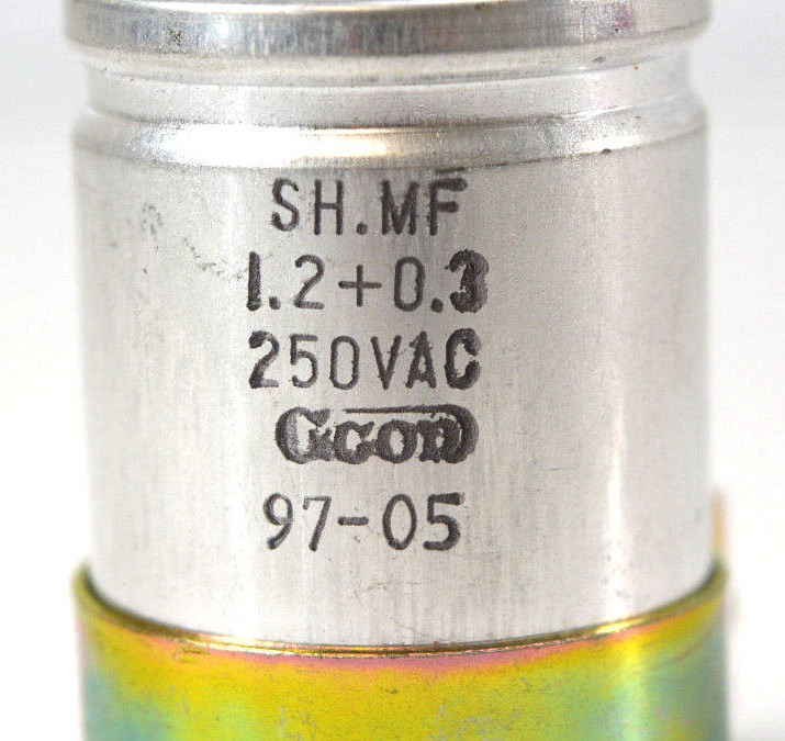 Gcon Kondensator Capacitor SH.MF I.2+0.3uF 250 VAC Ccon | eBay