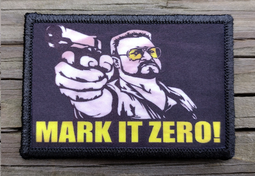 Lebowski Mark It Zero Morale Patch Hook and Loop Army Tactical Bowling Funny 2A | eBay