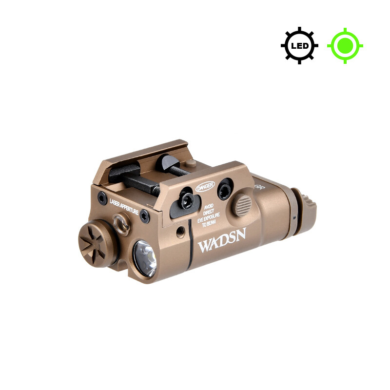 Tactical Ultra-Compact XC2 LEDFlashlight Red Green Laser XC1 Pistol ...