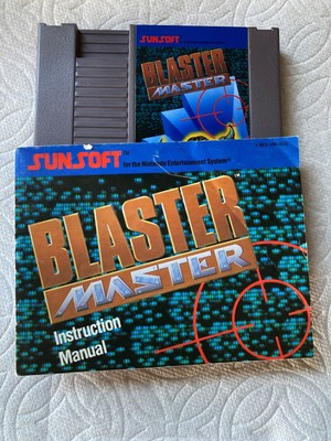 VIDEO GAME NES Blaster Master SunSoft Clean Cartridge With Manual ...